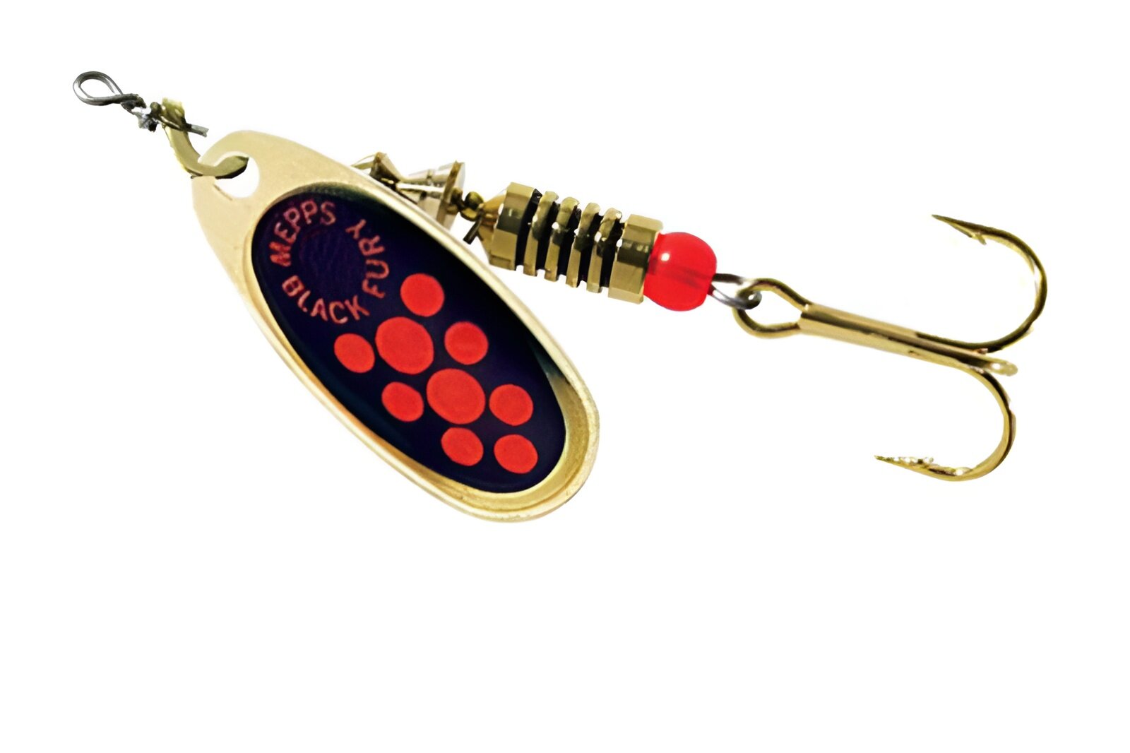 Блесна вращающаяся Mepps "BLACK FURY", 1, Gold/Orange, 5 шт.