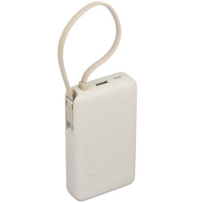 BHR08O0GL Внешний аккумулятор со встроенным кабелем Xiaomi 67W Power Bank 10000 (Integrated Cable) Tan