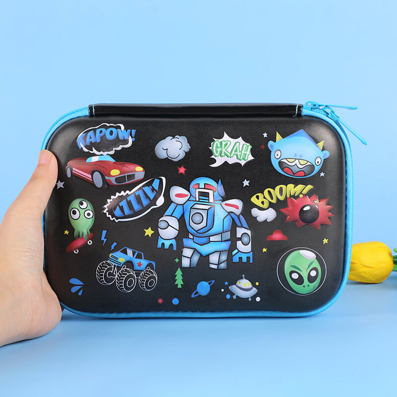 Новая мультяшная милая трехмерная канцелярская коробка, большая емкость, пенал для детей, пенал для мальчиков и девочек, сумка для ручек для студентов