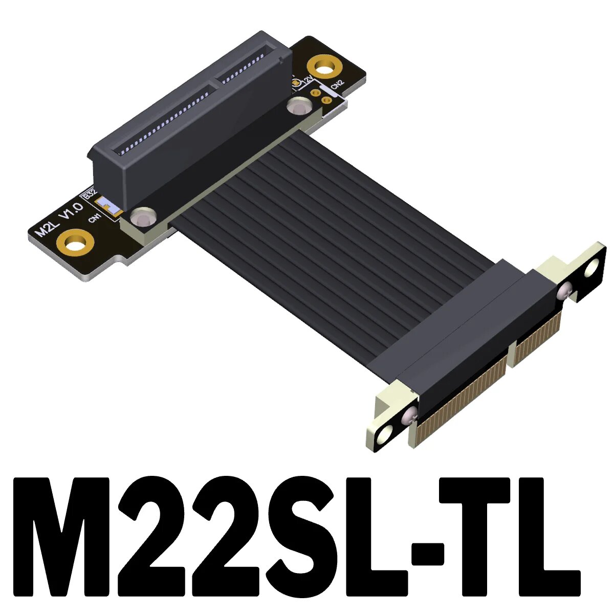 Кабель ADTLink PCIe 4.0 x4 на x4, 30cm, M22SL-TL