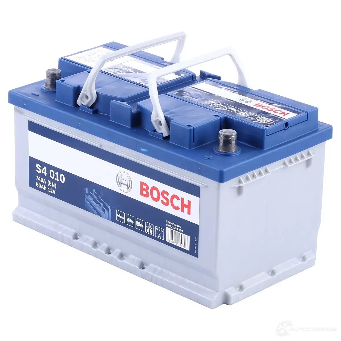Аккумулятор 80 ач обратная 740 а 12 в Кальциевый CA/CA silver 315x175x175 BOSCH 580 406 074 0092S40100 12V 80AH 740A 304125