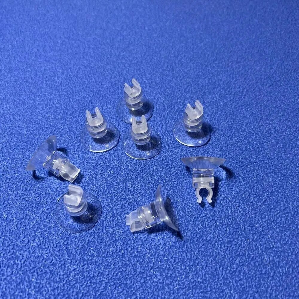 Набор присосок для аквариума 8 шт, силикон, диаметр 3 см, для крепления шлангов, фильтров, трубок