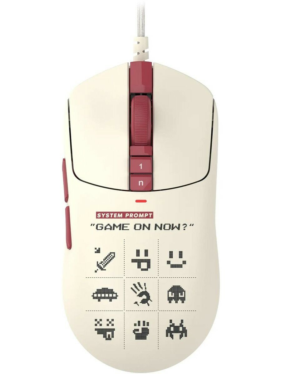 Мышь проводная A4TECH Bloody W72 Ultra Pixels Red beige/red (USB, 20000dpi, 9but) (W72 ULTRA)