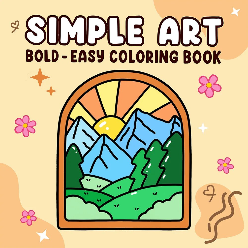 Набор раскрасок для взрослых Simple Art 850