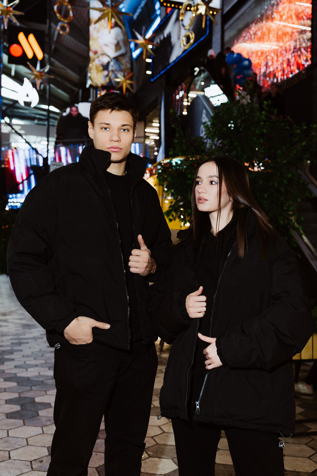 Куртка  куртка мужская черная оверсайз