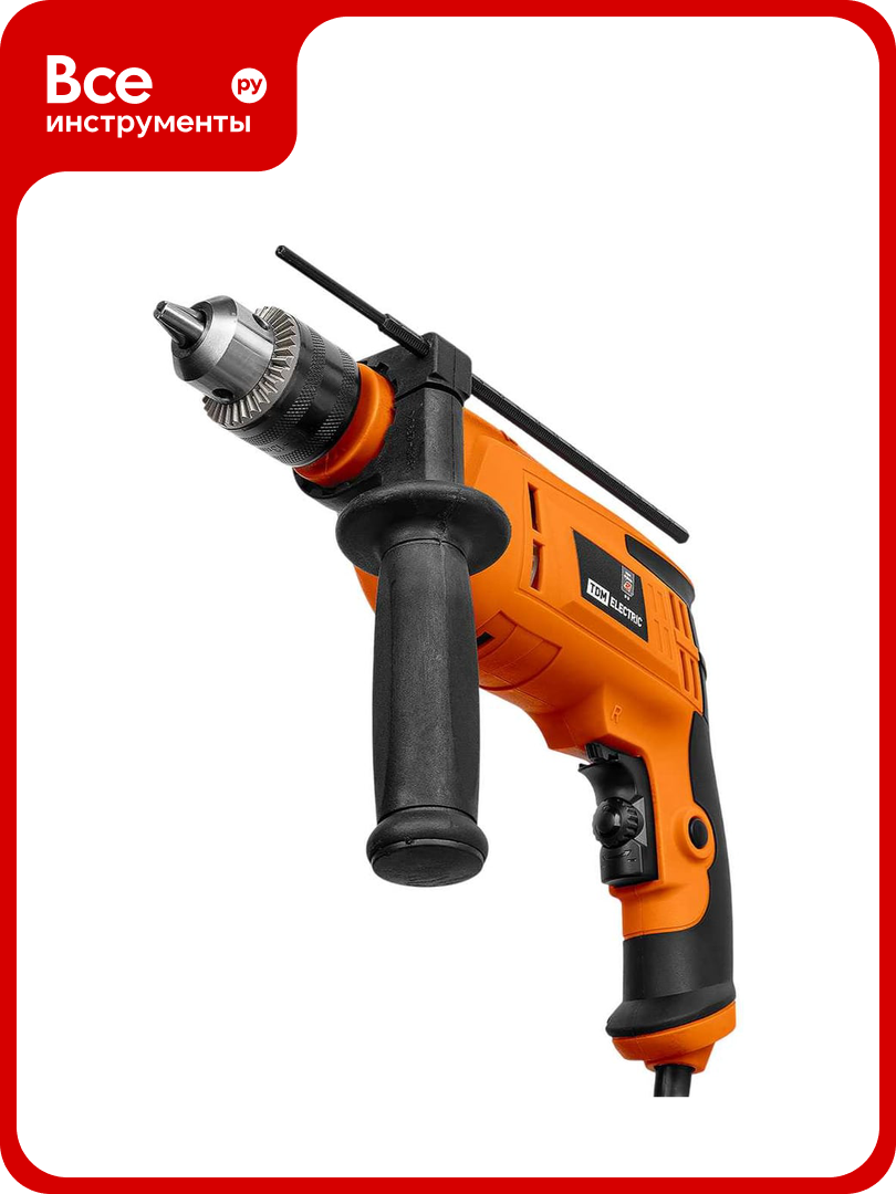 Ударная дрель TDM ELECTRIC ДУ-850 Рубин 850 Вт SQ1086-0103, изменения направления вращения