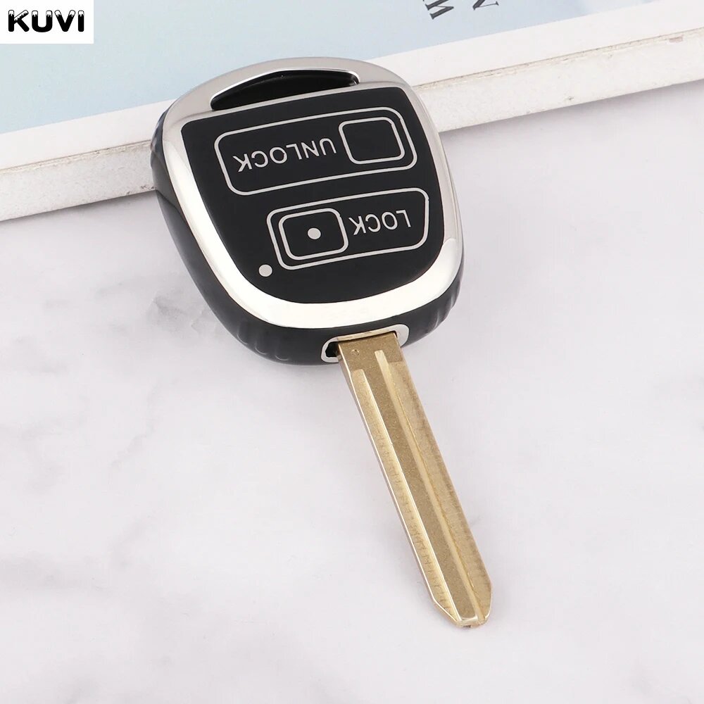 Чехол для ключа Toyota Lexus, 2 button S-Black