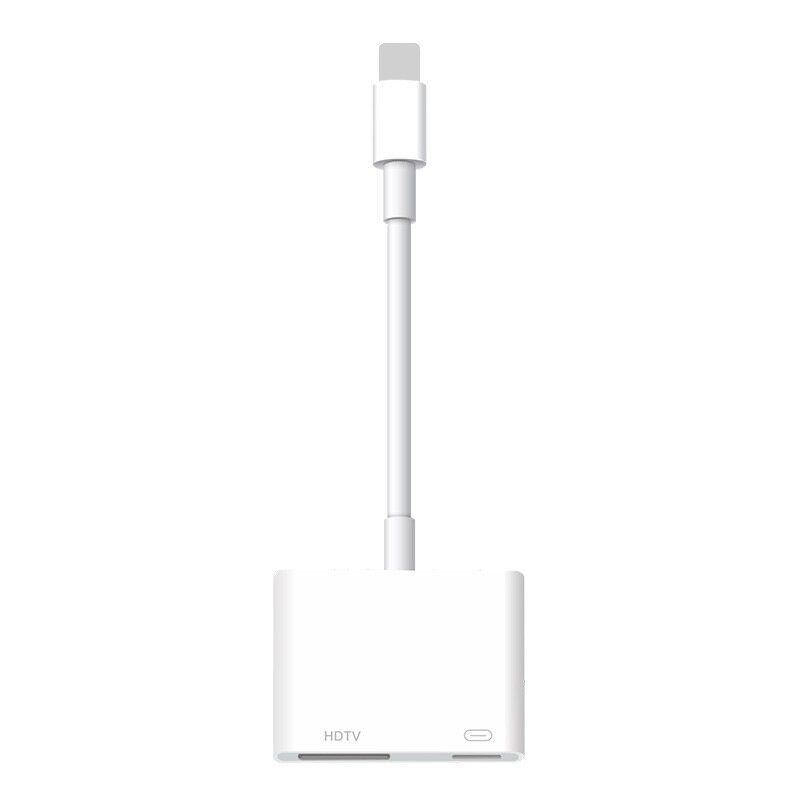 Цифровой Av Адаптер: Переходник Lightning Hdmi С Разрешением 1080p Для Высокого Качества Изображения - Универсальная Совместимость С 8-14 Для Презентаций И Домашнего Кинотеатра