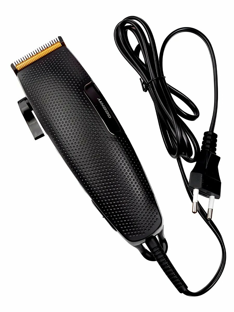 Машинка для стрижки волос мужская проводная с насадками Geemy GM806