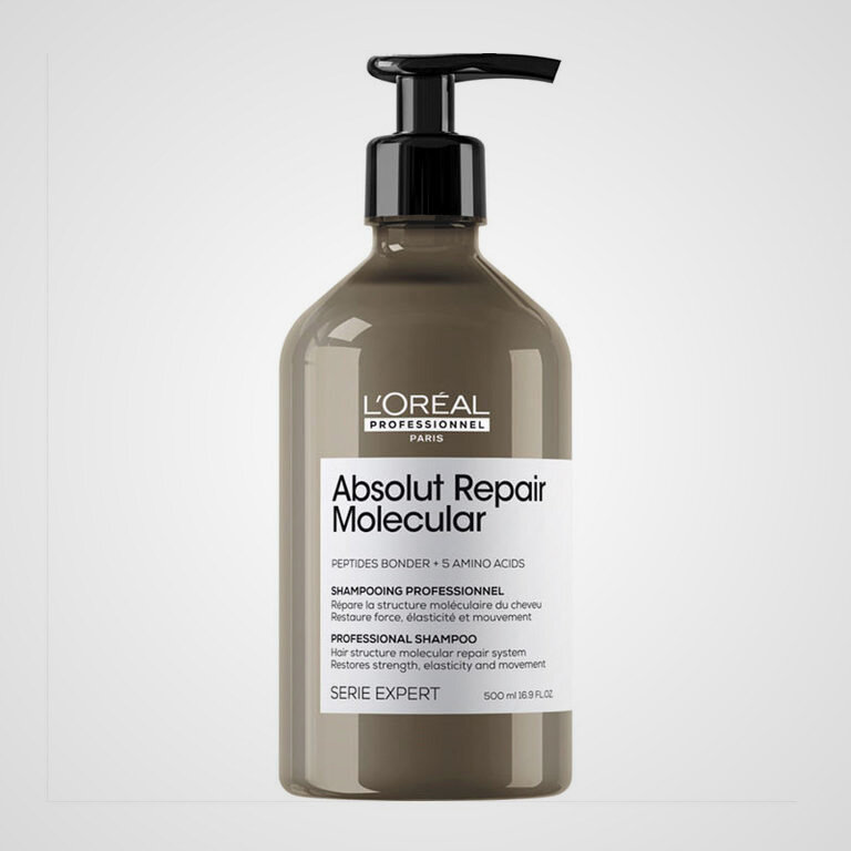 Шампунь для восстановления поврежденных волос Absolut Repair Molecular 500 мл L'Oreal Professionnel ABSOLUT REPAIR MOLECULAR Shampoo Шампунь 500 мл