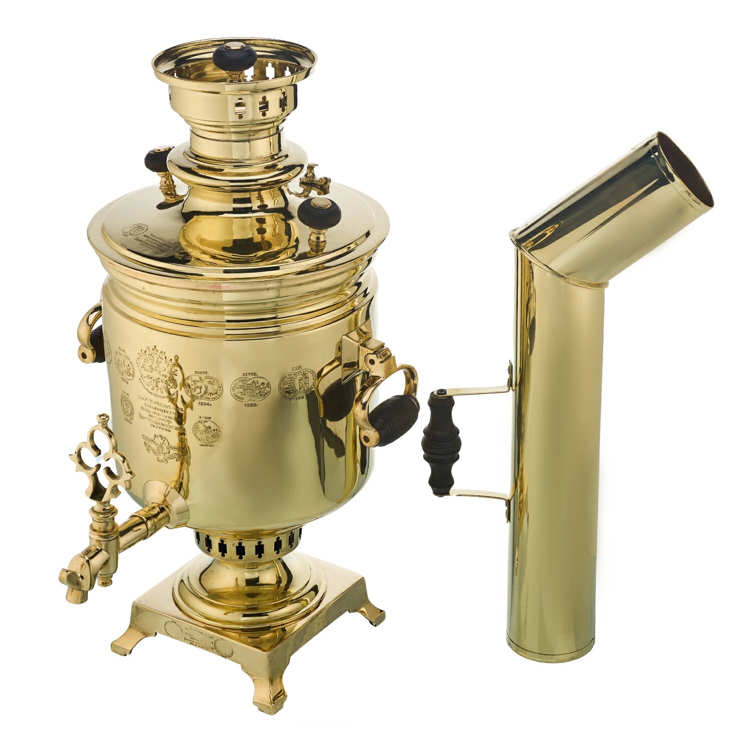 Самовар жаровой 6 л медальный. Клейма Баташева