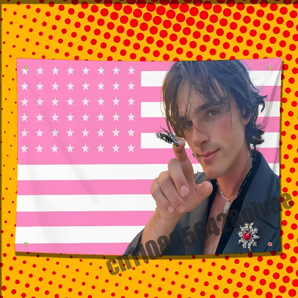 Флаг Америки с изображением актера Джейкоба Э. Элорди, размеры 150*200 см, 60*110 см, 80*120 см, 100*150 см, 50*70 см, для улицы, настенный баннер, гобелен, покрытие