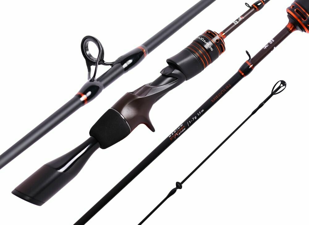 Спиннинг кастинговый Maximus Minigun C 18UL 180 см тест 1-7 гр / вершинка solid