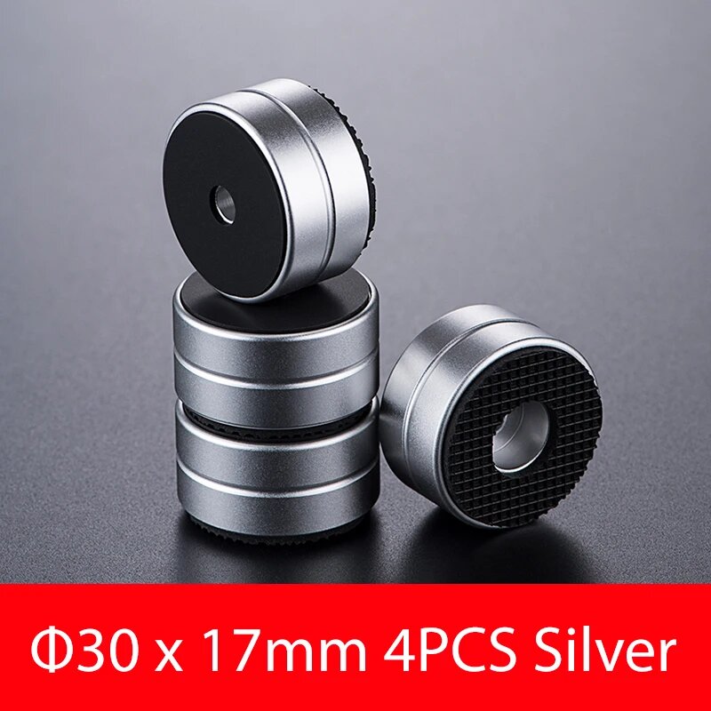 Амортизаторы для динамиков, 4шт, D30x17 Silver