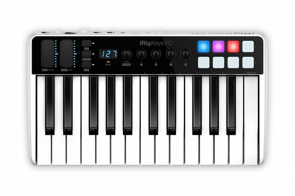 IRig-Keys-I/O-25 MIDI-контроллер, 25 клавиш, IK Multimedia