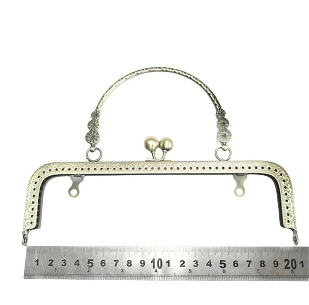 Фермуар застежка с ручкой для сумки 20 см