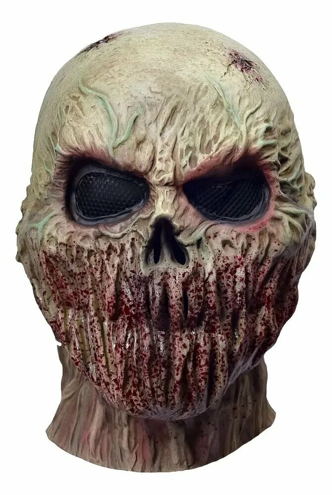 Страшная маска зомби, реалистичная маска ужасов на Хэллоуин, новинка для косплея