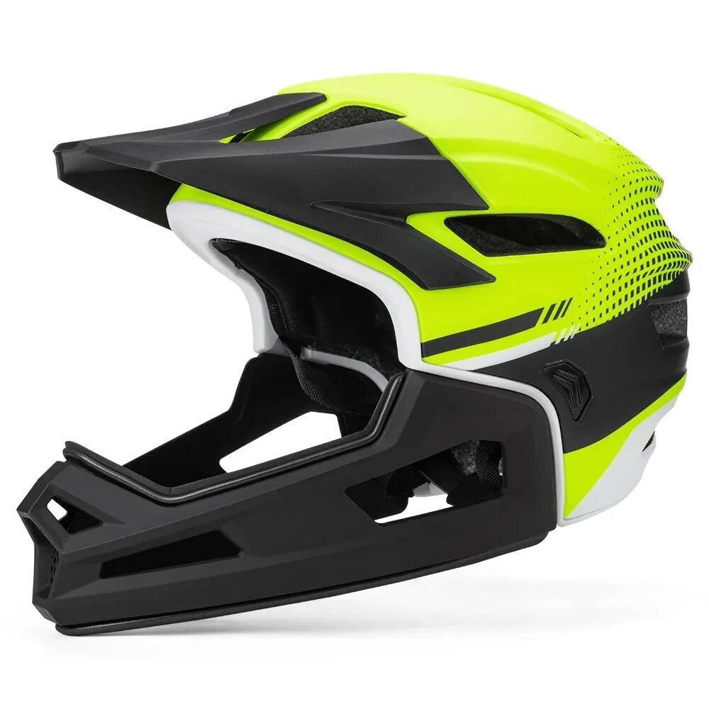 MTB шлем HT-009 титан-черный/флуоресцентный Зеленый, Fluorescent Yellow