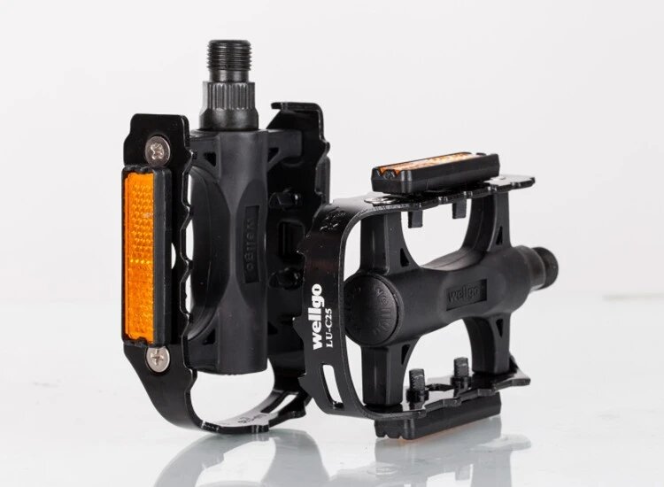 Велосипедные педали Wellgo LU-C25 черные Black