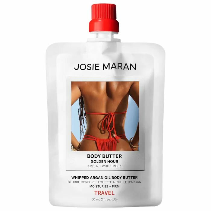 JOSIE MARAN Крем для тела Whipped Argan Oil Body Butter (Golden Hour) 60 мл