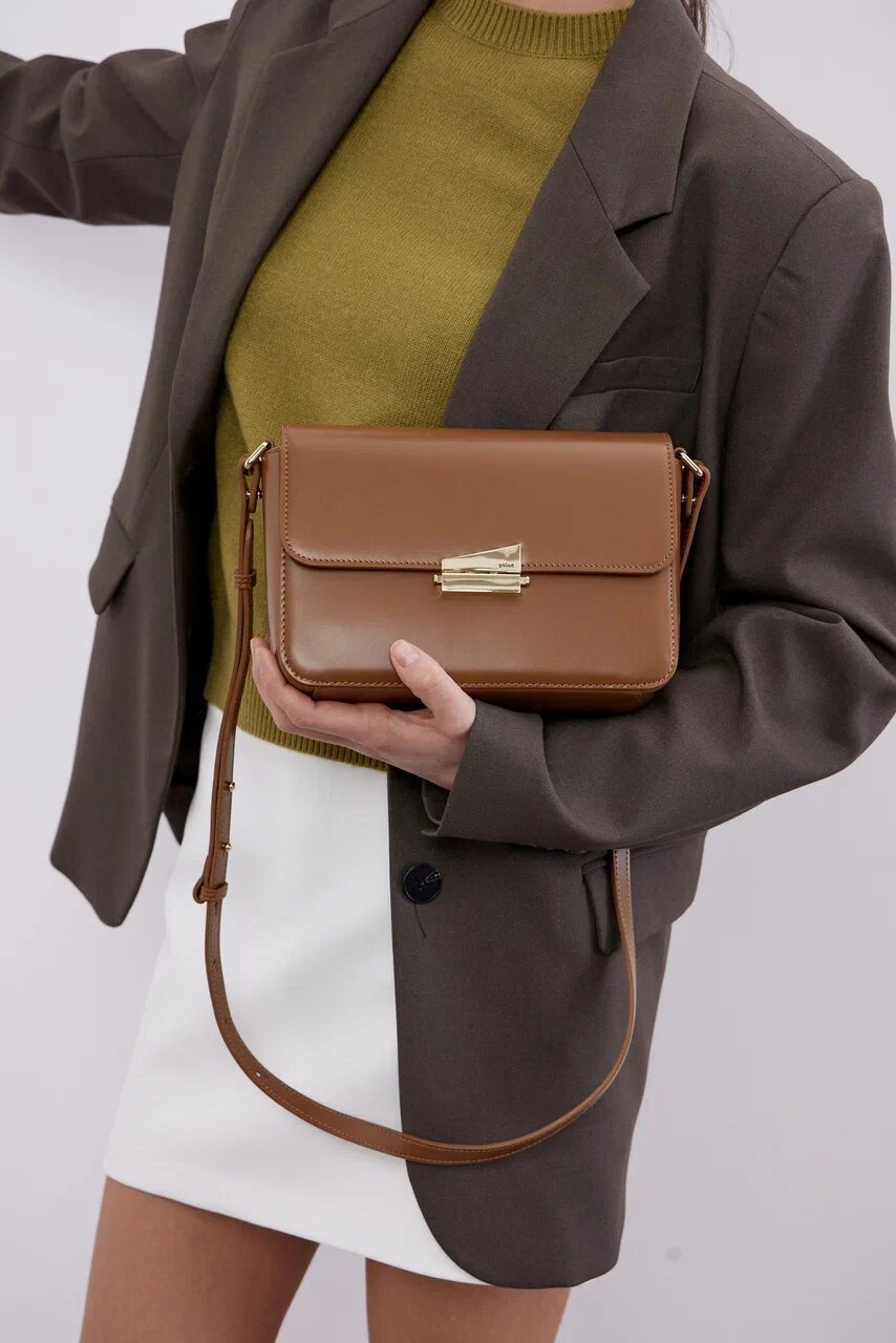 Сумка кросс-боди POVOD, коричневый