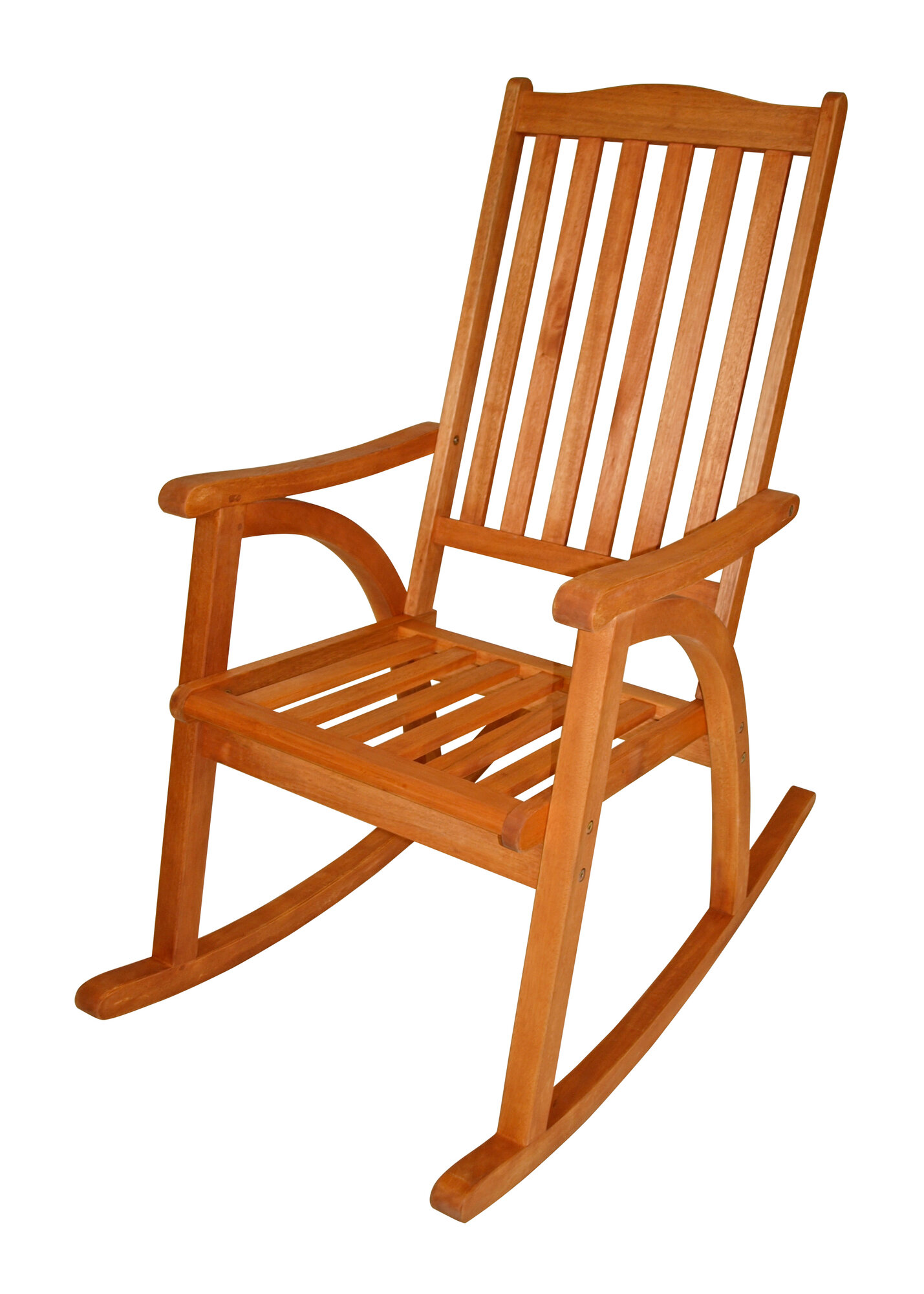 Кресло-качалка DEGAMO "Рио", эвкалиптовое дерево, масло, для сада, дачи и дома