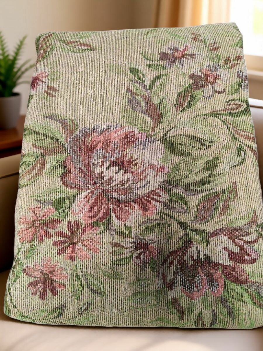 Покрывало МатрасОптТорг Пионы 180 x 200 см