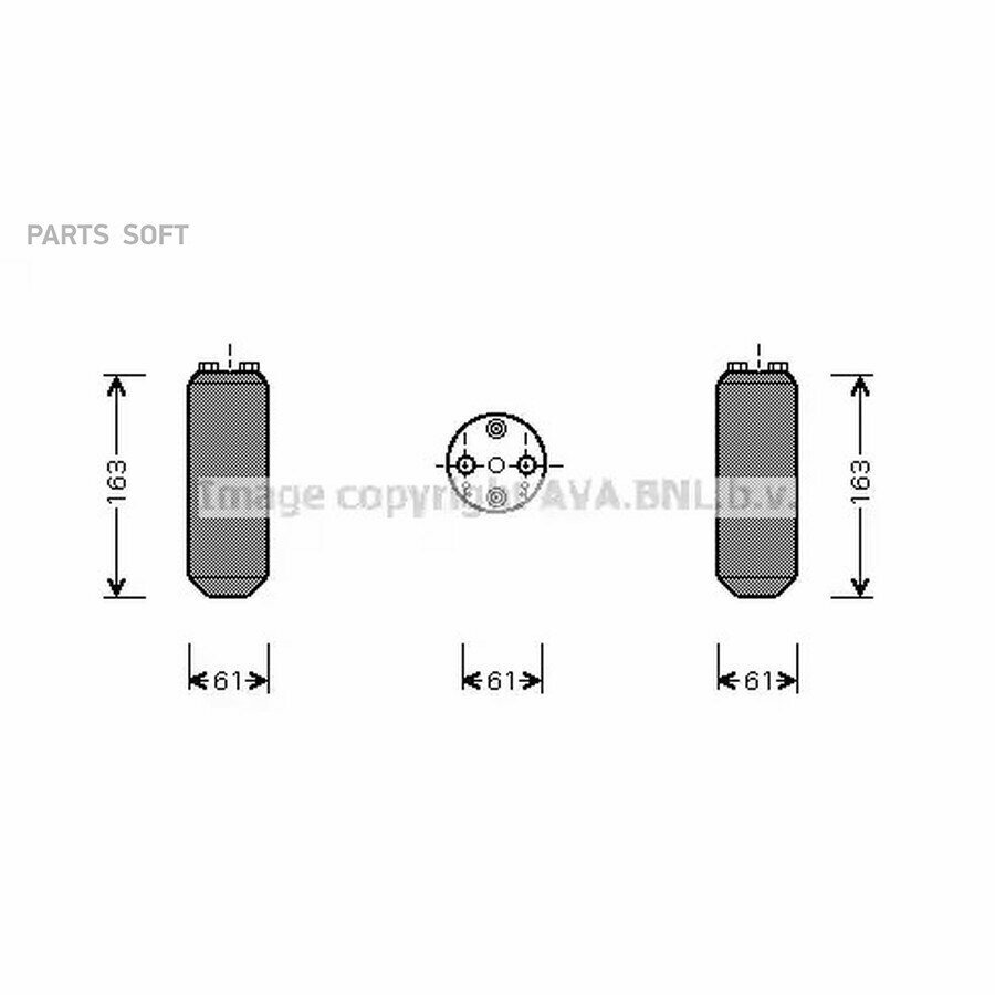 Осушитель кондиционера от официального дистрибьютора, AVA, артикул MZD150