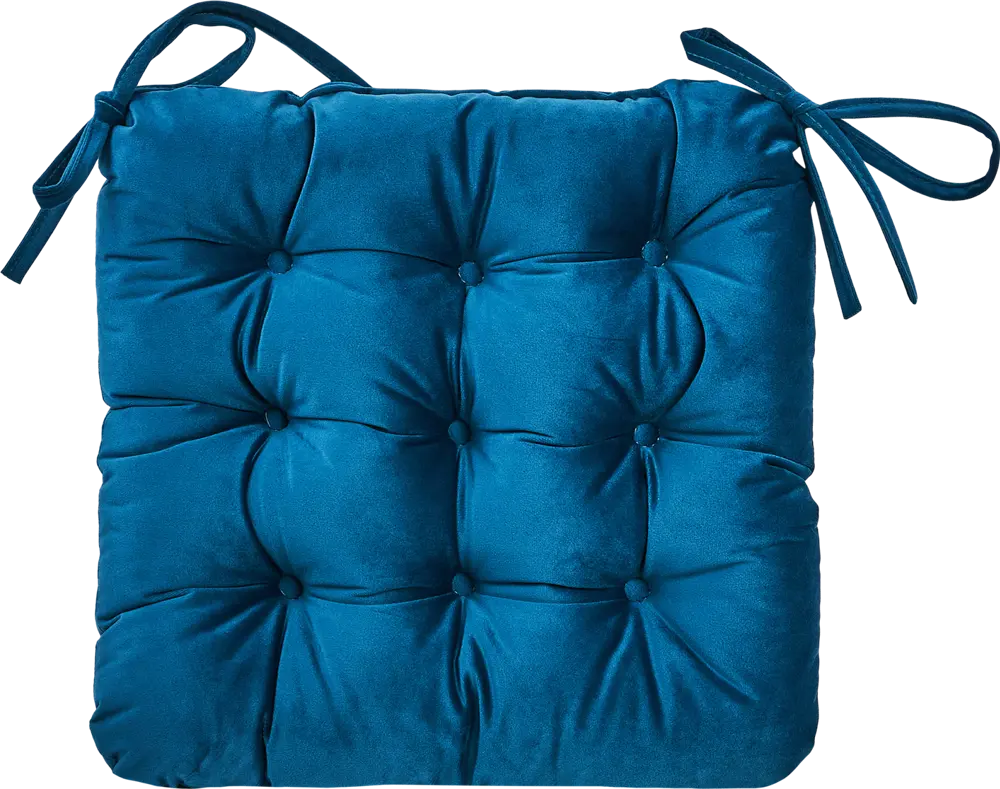 Подушка на сиденье Linen Way «Ibiza 1» 40x36 см цвет бирюзовый