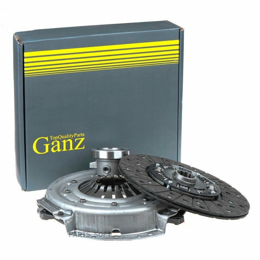 Сцепление в сборе УАЗ 469 (умз. 417) GANZ GIE36060 от официального дистрибьютора, GANZ, артикул GIE36060