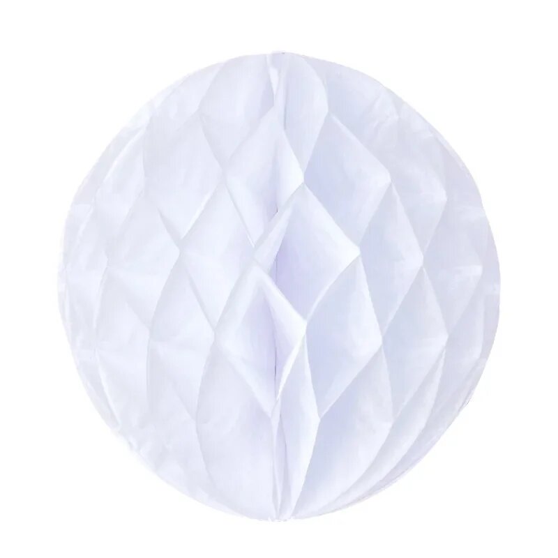 Бумажный фонарь-шар для телефона 10/15/20/25/30 см Белый, 10cm Honeycomb ball, White