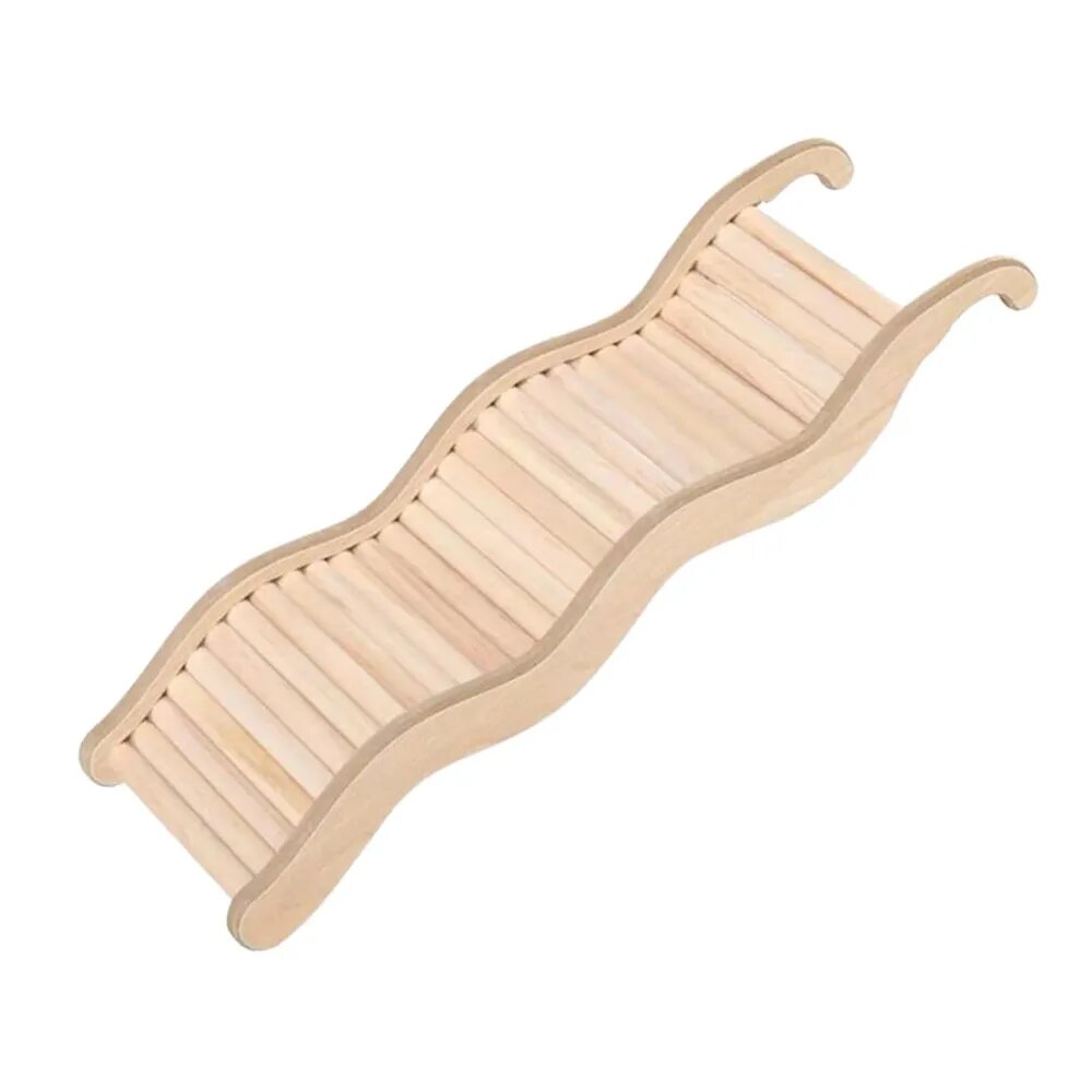 Деревянная платформа-лестница для хомяков, туннель для лазания, игровой мостик для грызунов, аксессуары для клетки