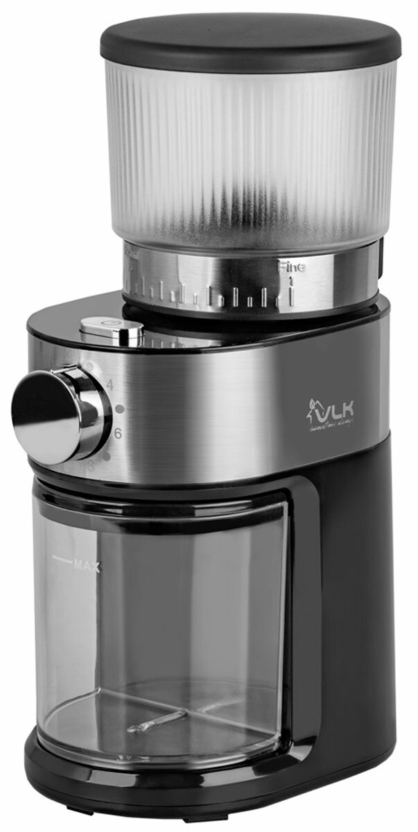 Кофемолка VLK PROFI 5000, черная/стальной