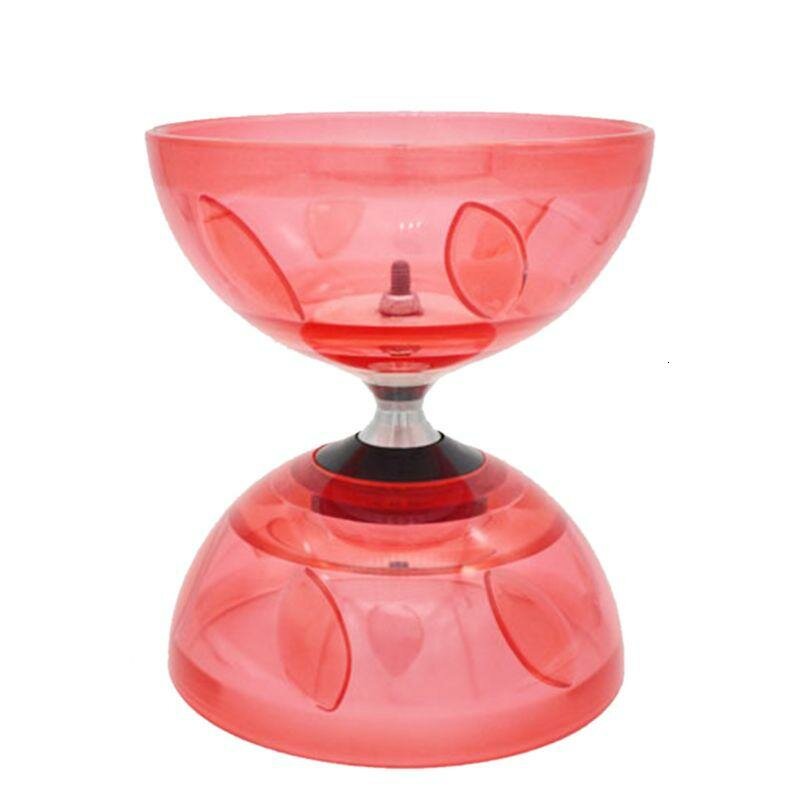 Кварцевый диаболо для игры, красный - Большой