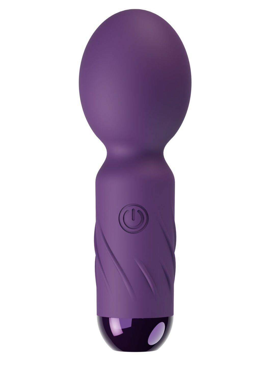 Вибратор mini-wand Secwell, 11.8 см, 10 режимов, силикон, фиолетовый, аккумуляторный