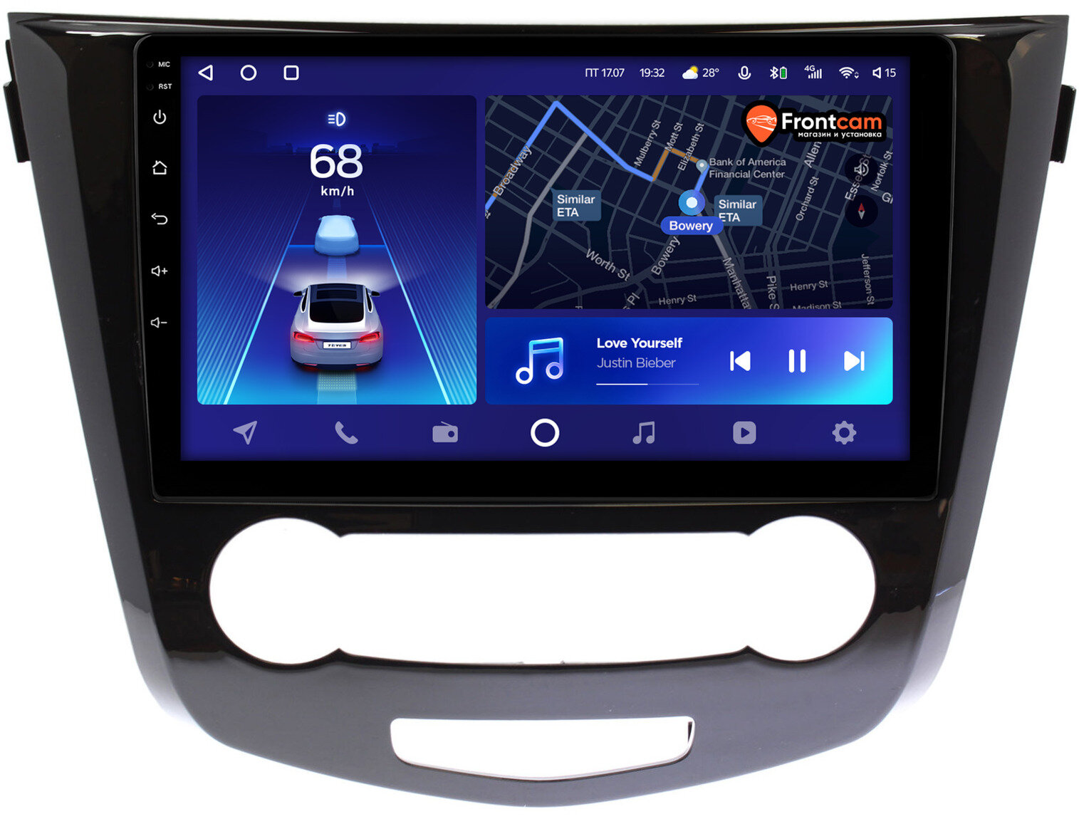 Штатная магнитола Nissan Qashqai 2, X-Trail (T32) 2013-2022 (авто без климат-контроля) Teyes CC2 PLUS 6/128 10" RM-10-2634 Android 10 (4G-SIM, DSP, QL