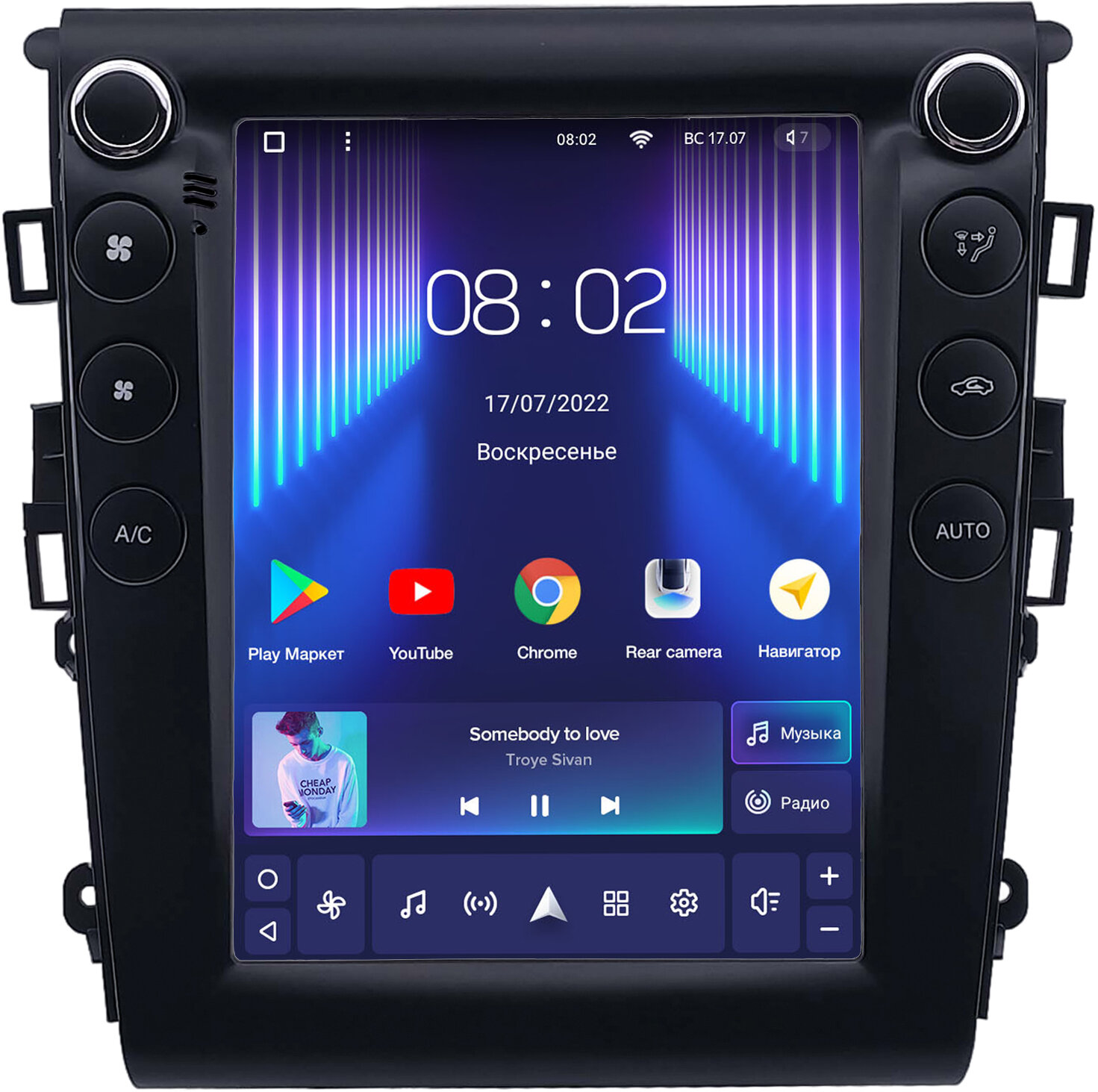 Штатная магнитола Ford Mondeo 5 2014-2022, Fusion 2 (North America) 2012-2016 Teyes TPRO 2 DS (Tesla) 9.7" 4/32 RM-1312-268 Android 10 (4G-SIM, DSP, Q