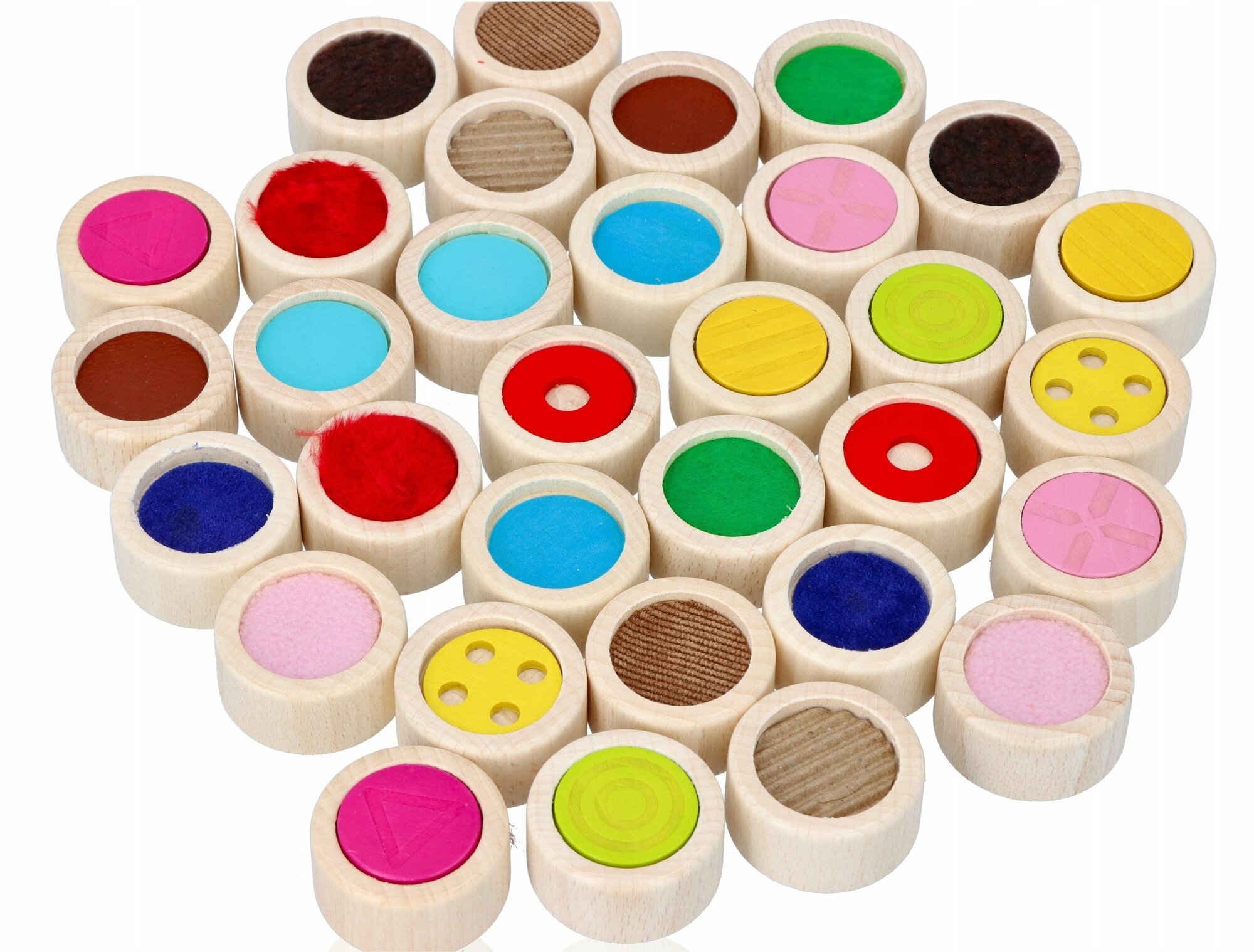 Детская игрушка Goki - Тактильное лото 32 шт. -4013594590044