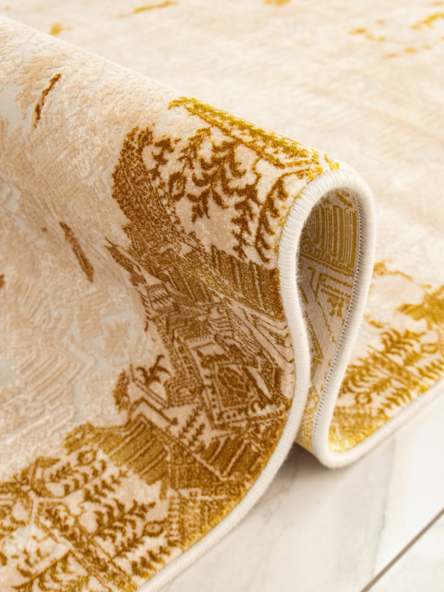 Ковер прямоугольный высокоплотный натуральный PREMIUM-коллекции иранский дизайнерский 2 х 3 м, шёлк и хлопок, шёлковый блеск, размер 200 на 300 см высокого качества