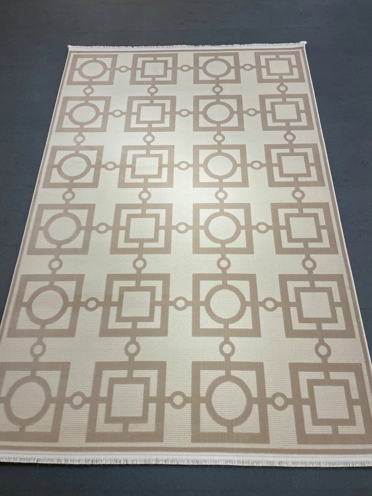 Ковер прямоугольный высокоплотный натуральный PREMIUM-коллекции иранский дизайнерский 1,5 х 2,25 м, шёлк и хлопок, шёлковый блеск, размер 150 на 225 см высокого качества