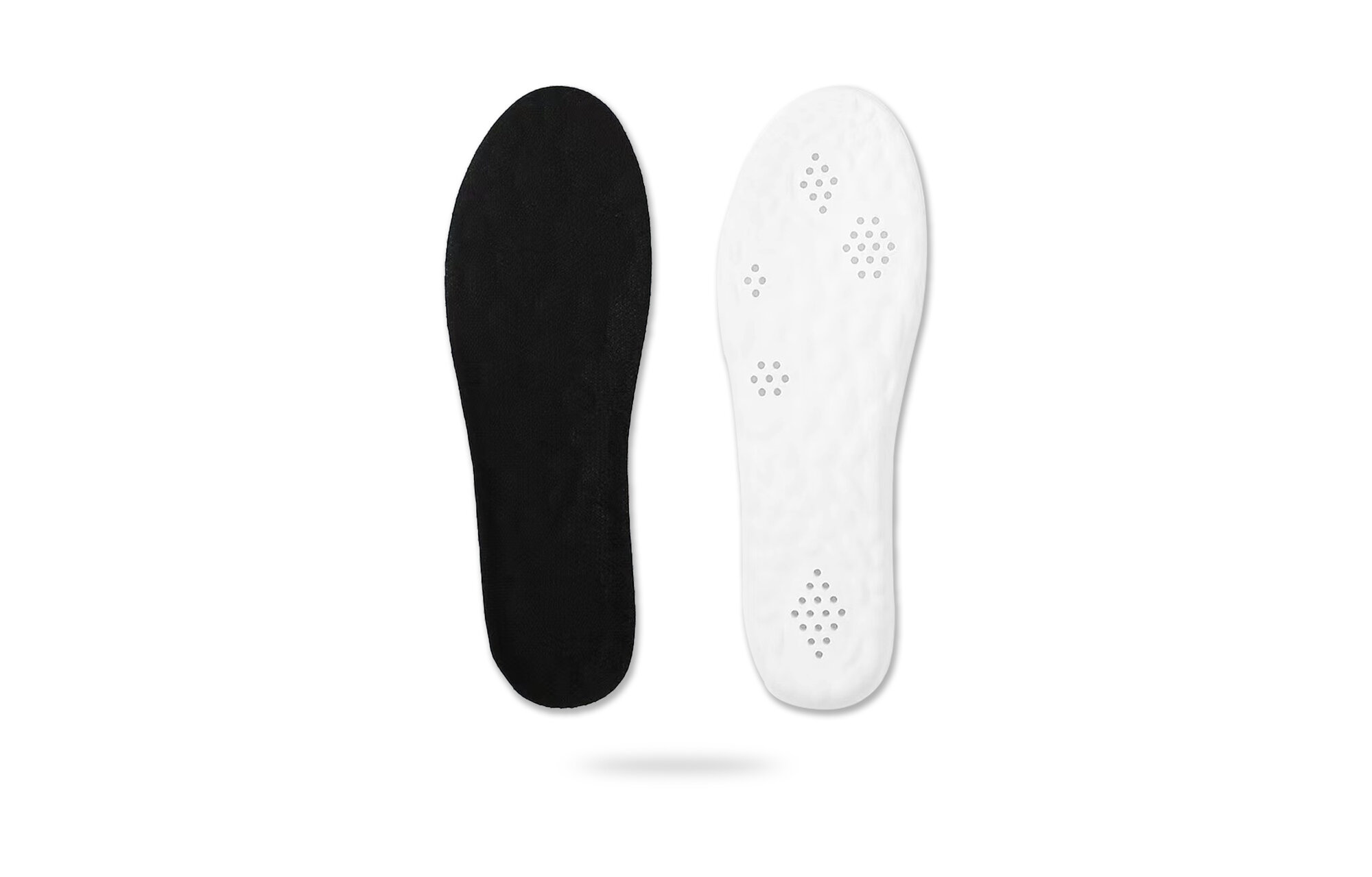 Стельки унисекс IOTS 5666608, White Base Black Upper 1 Pack, 35-36 EU