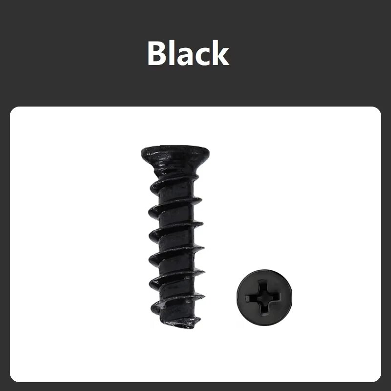 Винты для крепления вентилятора корпуса KB M5*8mm~M5*16мм M5x16mm(20pcs), Black