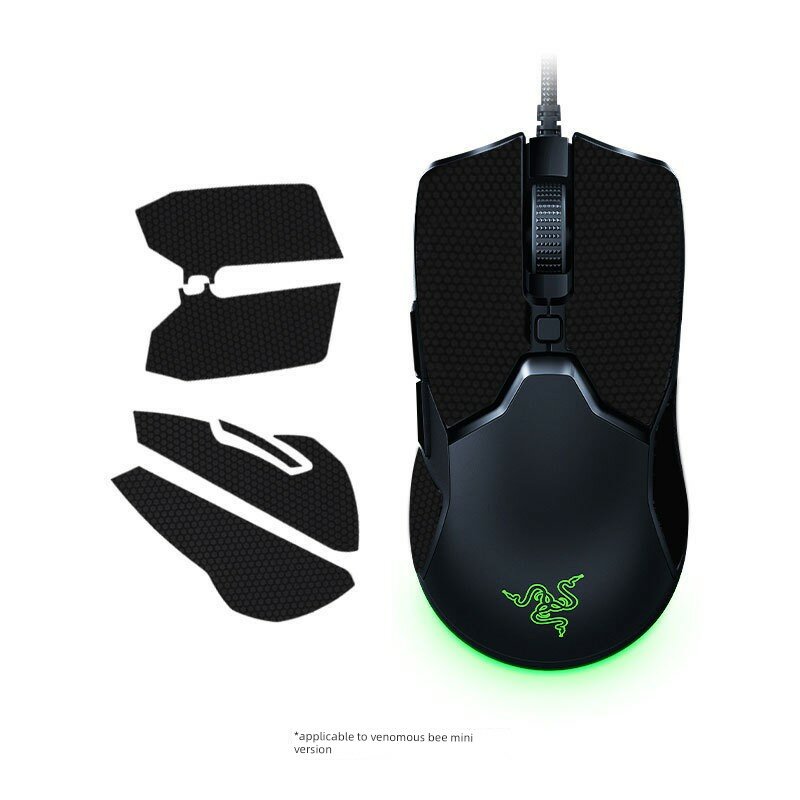 Противоскользящие наклейки Poison Viper v2pro подходят для боковых накладок мышей серии Razer Viper, а также для