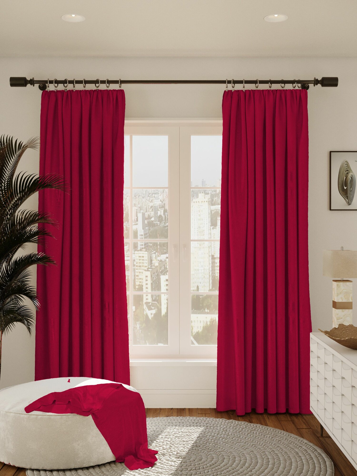 Ткань Атлас-Сатин на отрез метражом от 1 метра, высота отреза 280 см