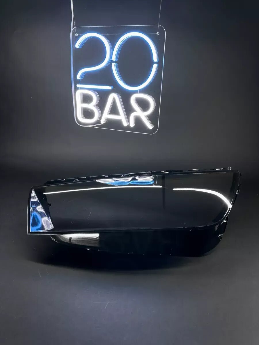 Стекло фары Q5 FY LED дорестайлинг 2017-2020 левое