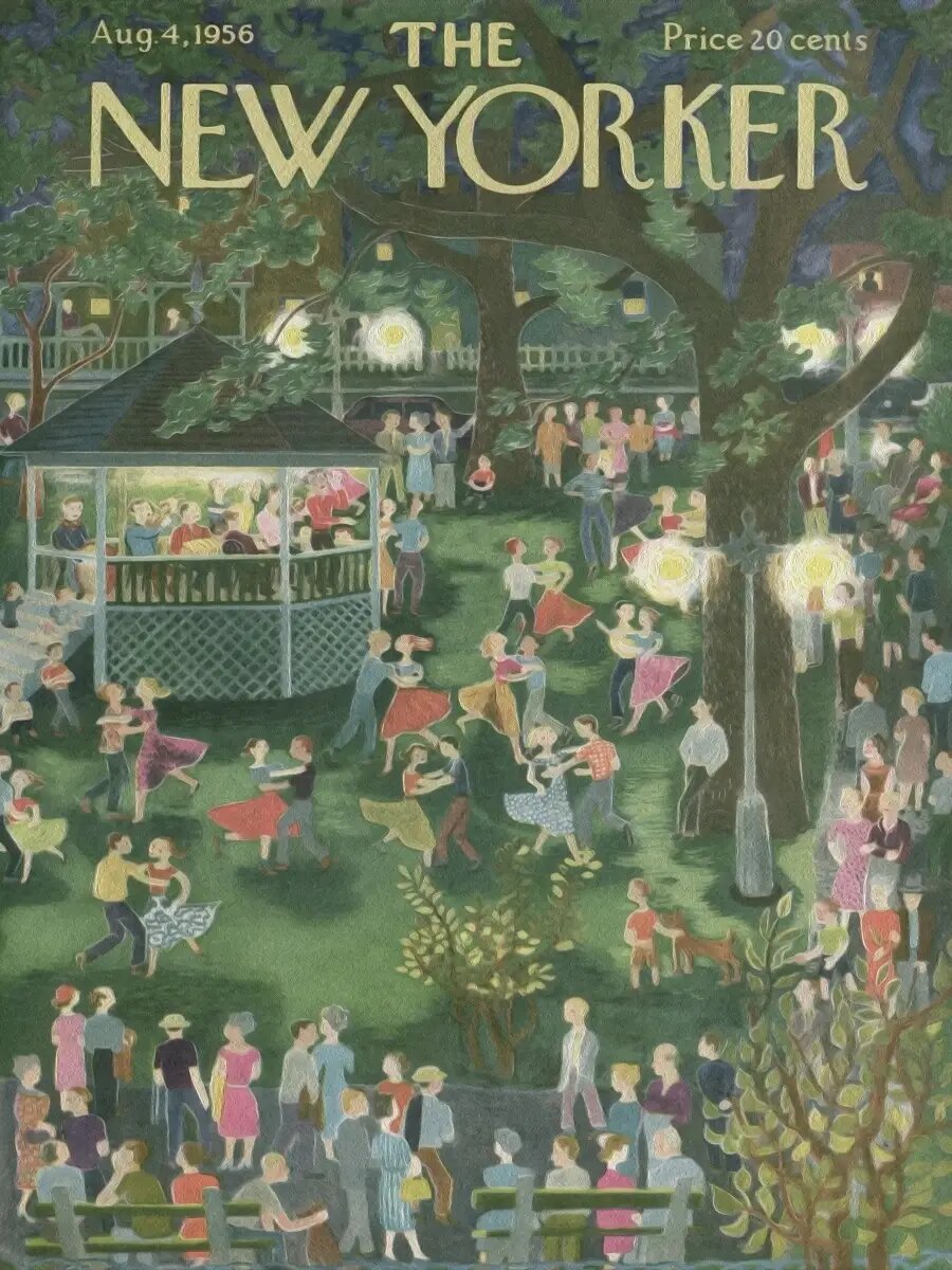 Постер New Yorker Нью Йоркер август, 30 x 40 см (с полями), бумага, без рамы — фото 1