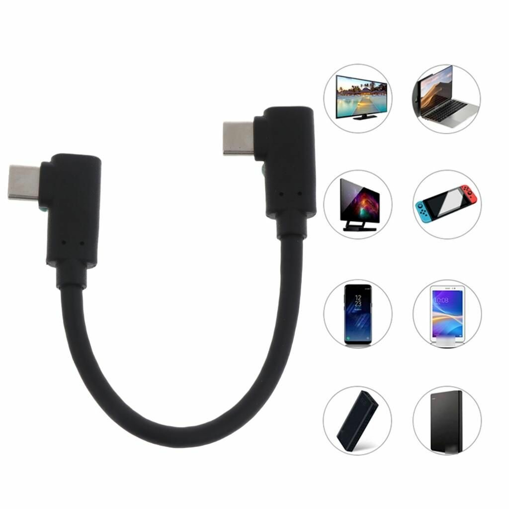 Кабель USB-C под углом 90 — фото 1