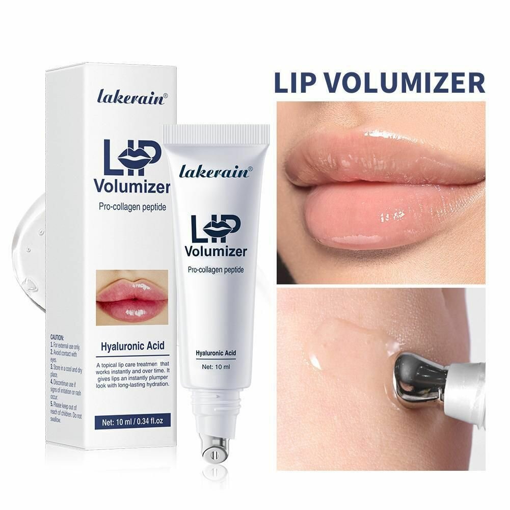 Сыворотка для губ с гиалуроновой кислотой, увеличивающая объем губ, длительное увлажнение, глубокое питание, уменьшение мелких морщин 10ml