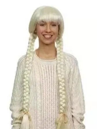 Карнавальный парик Снегурочки с длинными косами, белый цвет для образа, реквизит для праздников