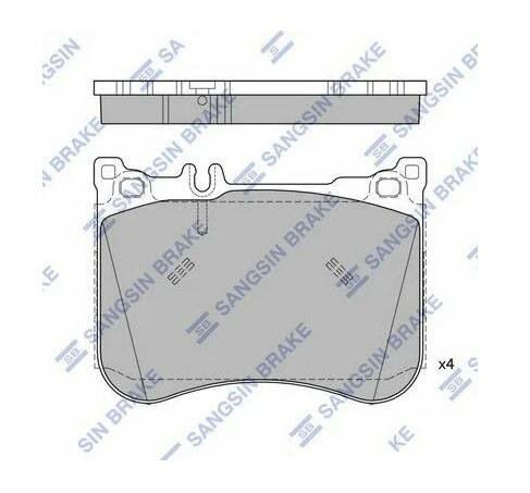 Колодки тормозные дисковые SANGSIN SP4390 Mercedes-Benz Cls53 19 D1688